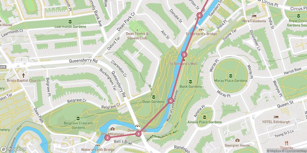 Water of Leith from Dean Village - Go Jauntly