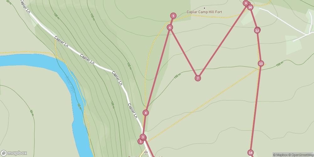 Wye valley walk - capler camp - Go Jauntly