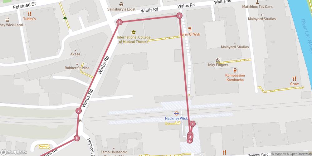 Hackney Wick to Hackney Central - Go Jauntly