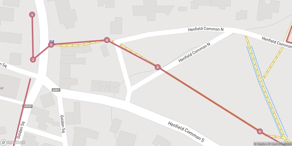 Henfield Village to Downs Link Loop - Go Jauntly