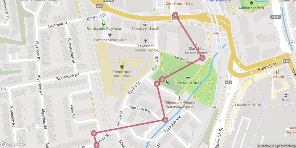 Lewisham Station to Catford Bridge - Go Jauntly