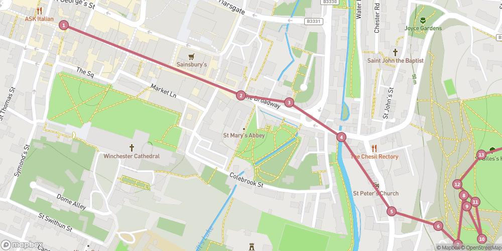 St Giles Hill & the Golden Lion Pub - Go Jauntly