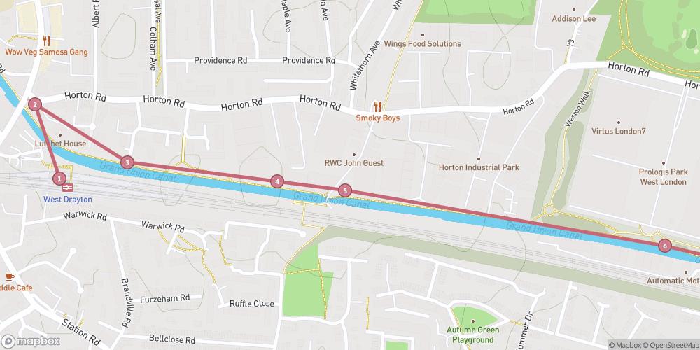 West Drayton to Stockley Park - Go Jauntly