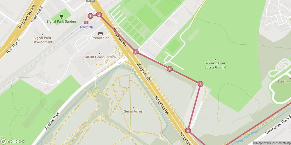 Tolworth to Berrylands Trail - Go Jauntly