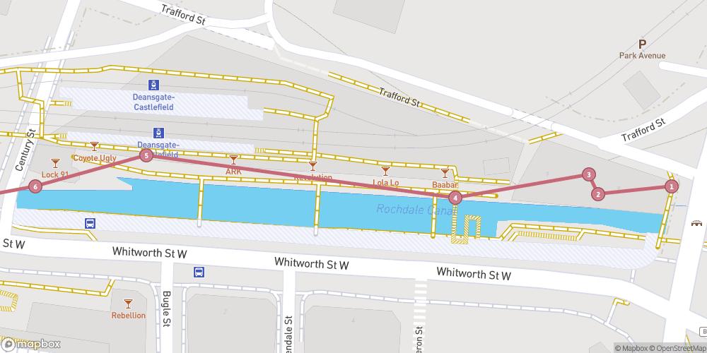 Canal trail to the Trafford Centre - Go Jauntly