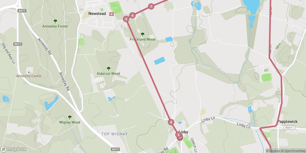 A circular walk via Newstead Abbey - Go Jauntly