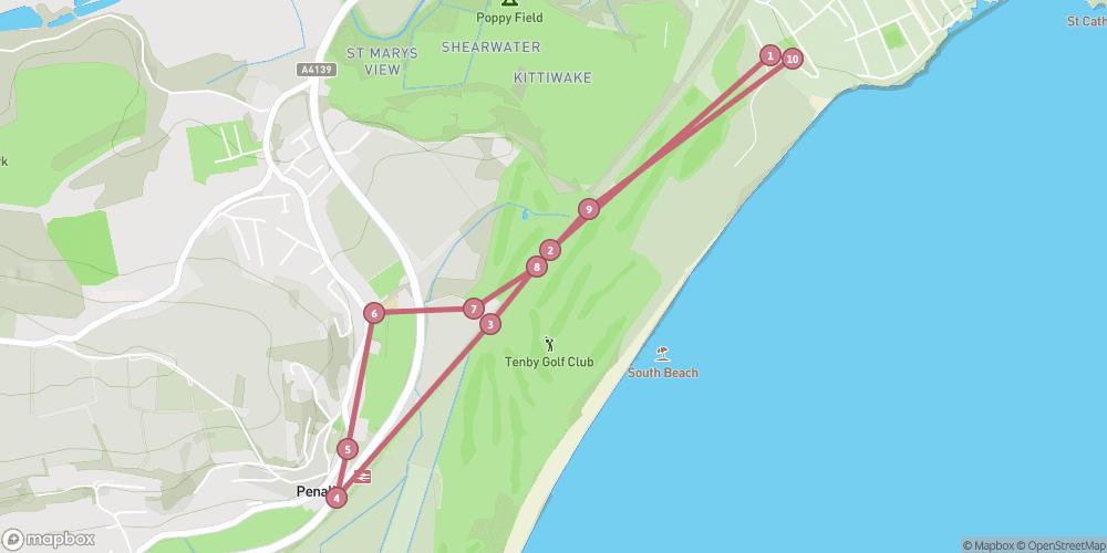 Tenby to Penally village - Go Jauntly