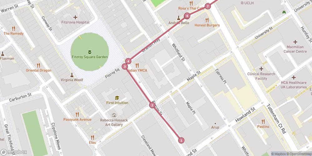 Fitzrovia to Euston - Go Jauntly