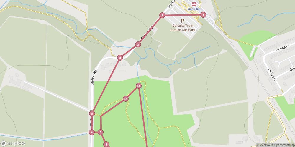 Carluke Station to Milton LNR - Go Jauntly