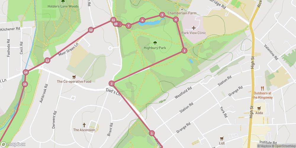 Parks and a river in Kings Heath - Go Jauntly