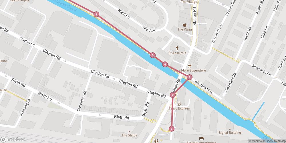 Hayes & Harlington to Stockley Park - Go Jauntly