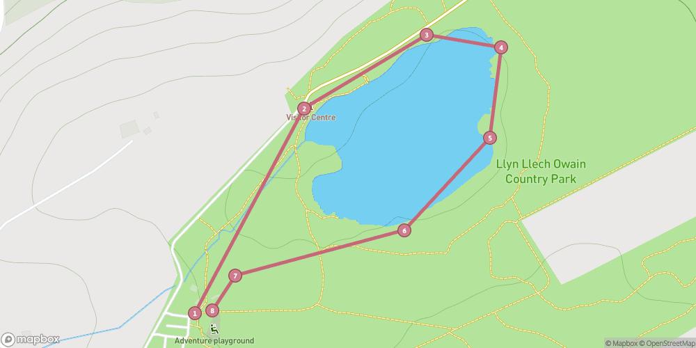 Llyn Lech Owain Country Park Walk - Go Jauntly